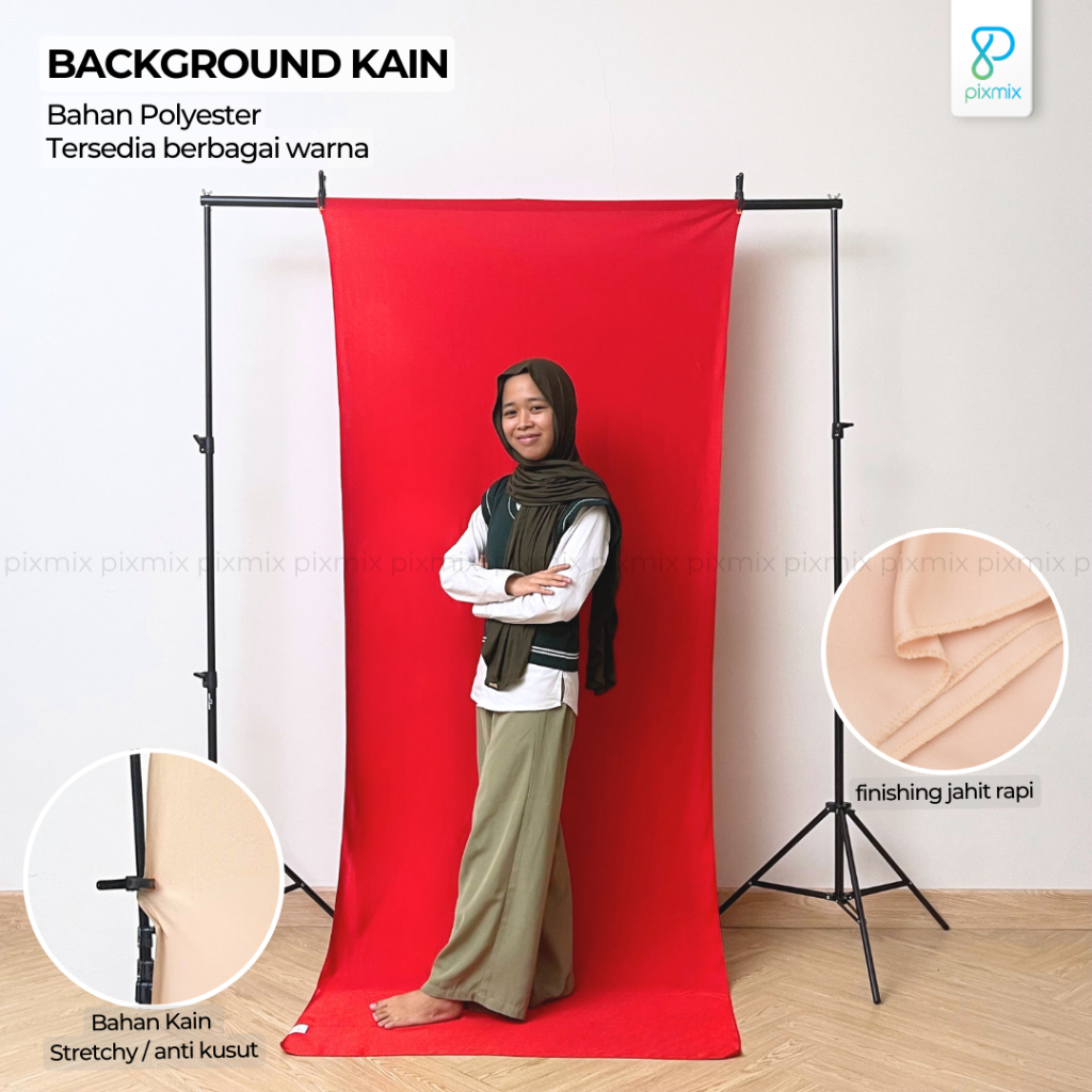 Jual Background polos / background foto studio Kain - 2.4 x1 Meter ...