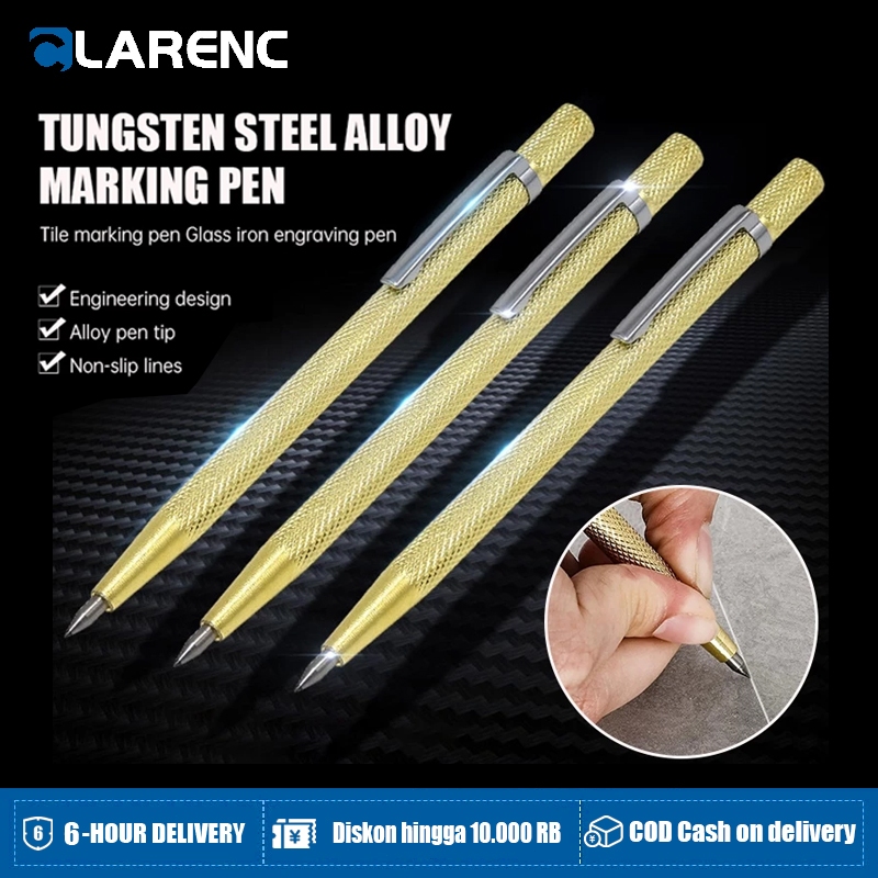 Jual Pena Alat Pemotong Pen Ukir Scribe Tungsten Kaca Kayu Keramik Besi Anti Karat Serbaguna ...