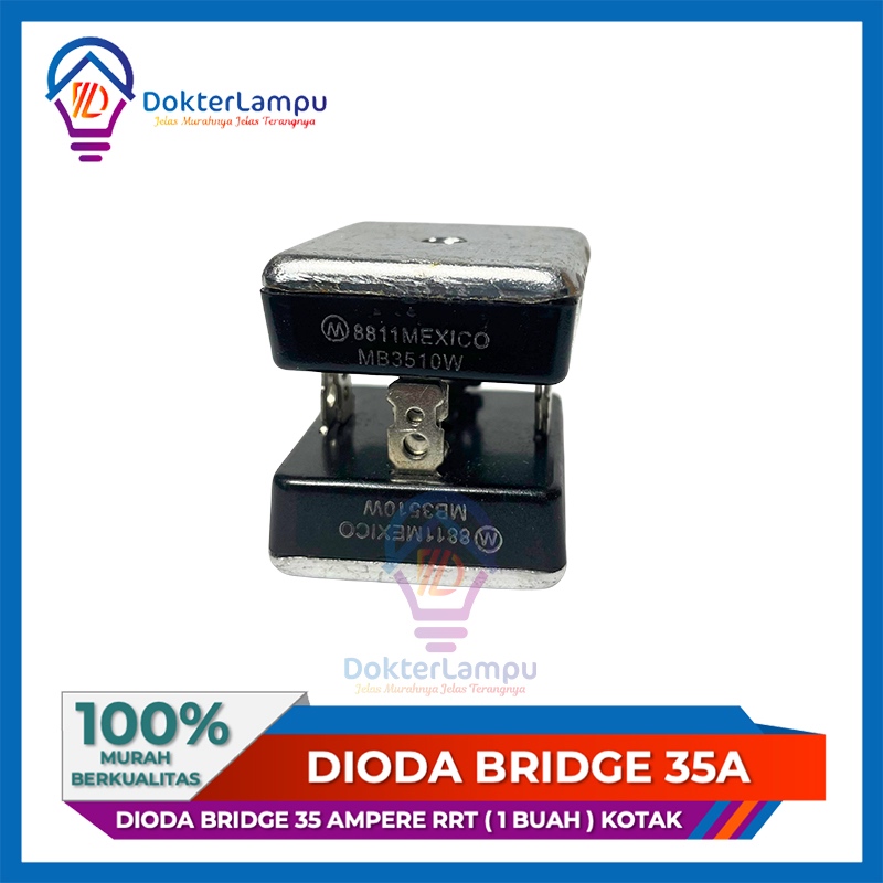 Jual DIODA BRIDGE 25A 35A 50A RRT (1 Buah) KIPROK KOTAK | Shopee Indonesia