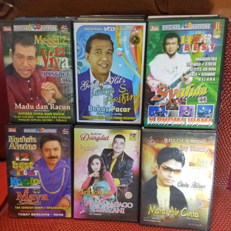 Jual VCD KARAOKE LAGU LAGU DANGDUT PRIA,100% ORIGINAL bebas pilih judul ...