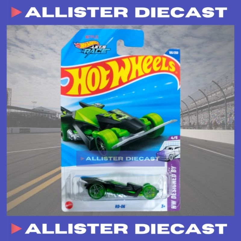 Jual Hot Wheels RD 06 Hitam Hijau Hotwheels RD 06 Black Green Hot ...