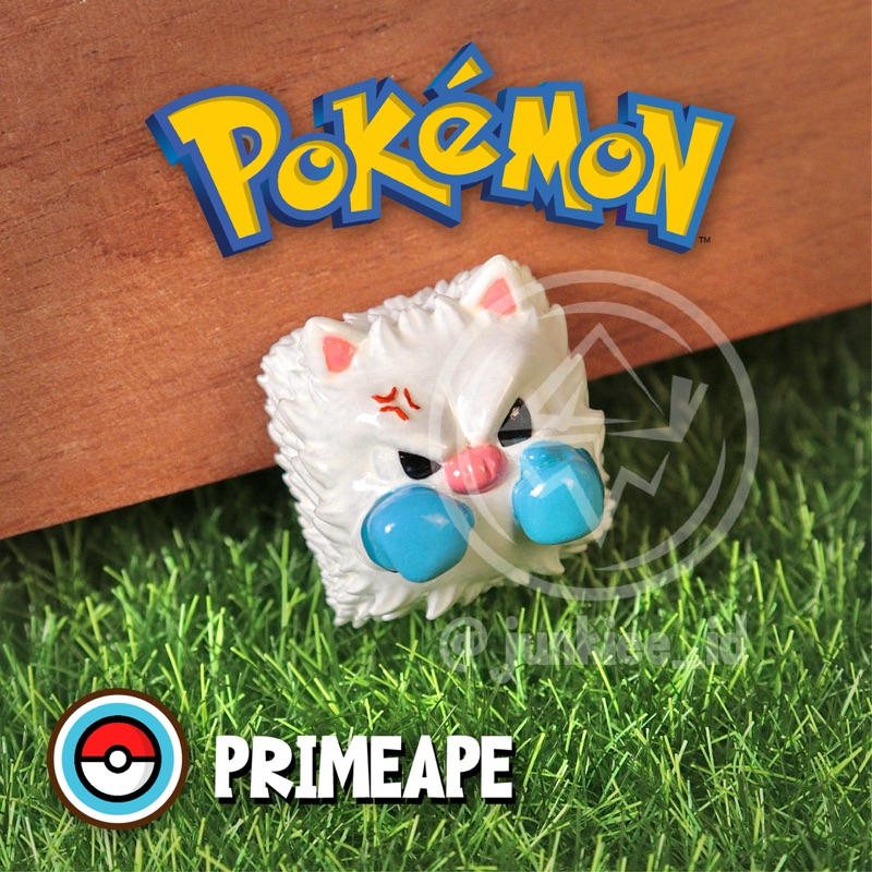 Jual Primeape pokemon artisan keycaps angry cat keycap prime ape jab ...