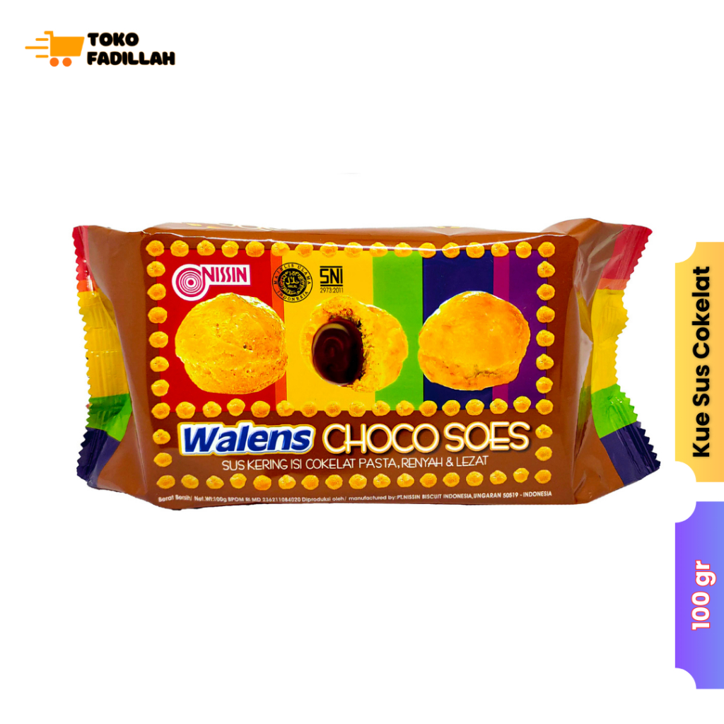 Jual Nissin Walens Choco Soes 100 gr - Biskuit Sus Cokelat | Shopee ...
