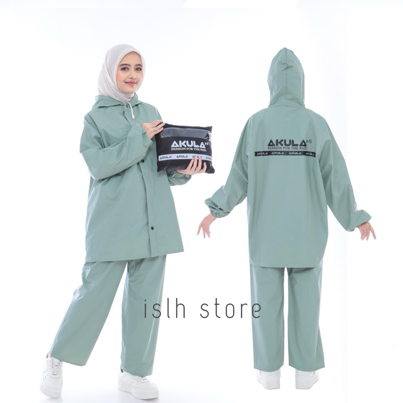 Jual Jas hujan AKULA Pria Wanita Dewasa Anti Rembes mantel hujan dewasa Terbaik | Shopee Indonesia