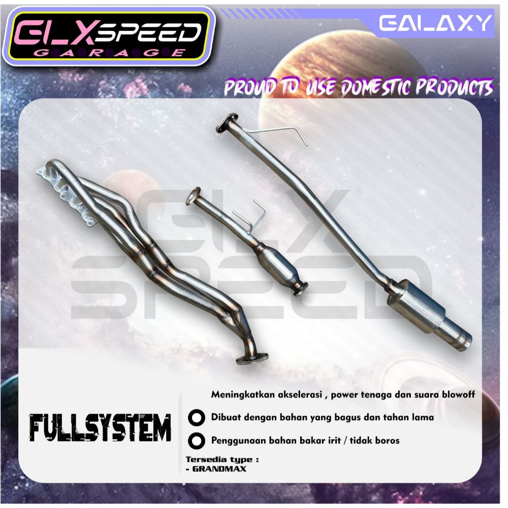 Jual KNALPOT FULLSYSTEM GRANDMAX PICKUP T120SS | Shopee Indonesia