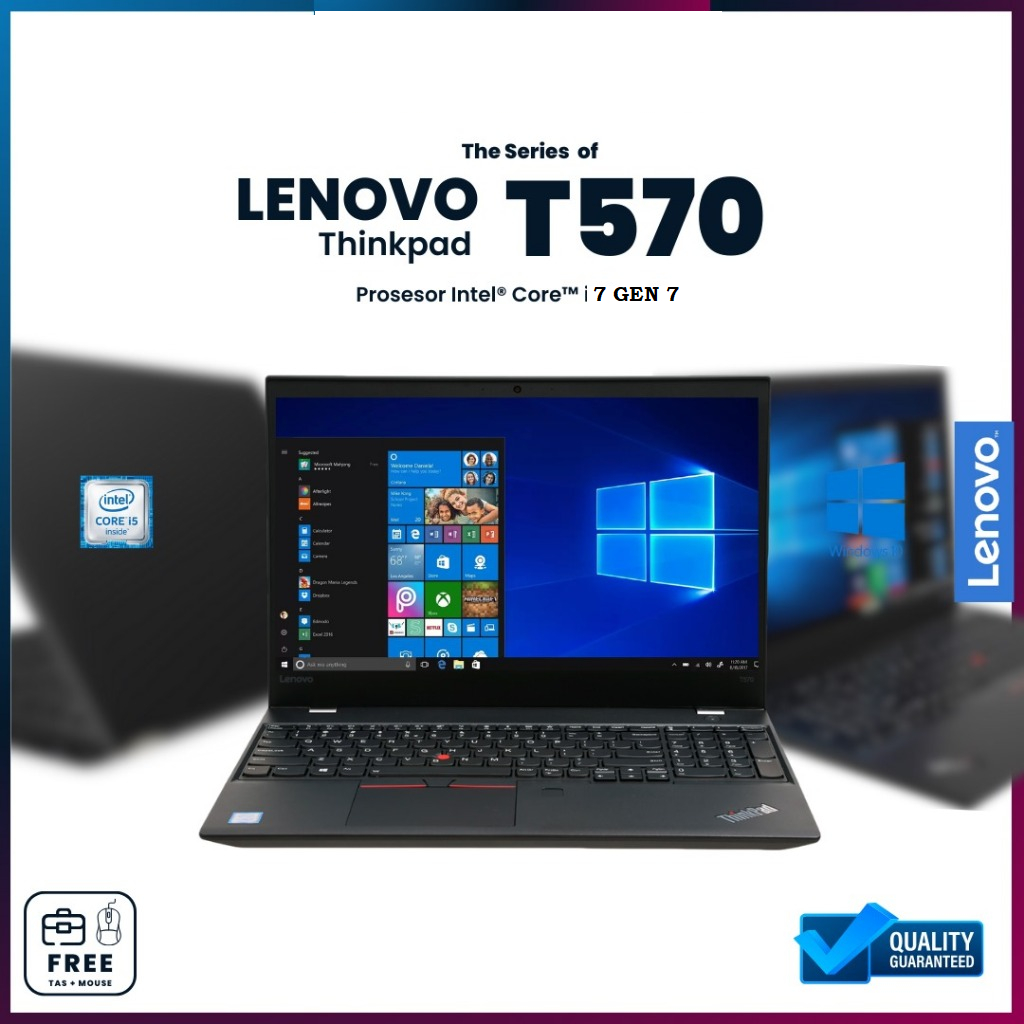 Jual Laptop Lenovo Thinkpad T570 Core i7 GEN 7 RAM 16GB/1TB SSD LAYAR ...