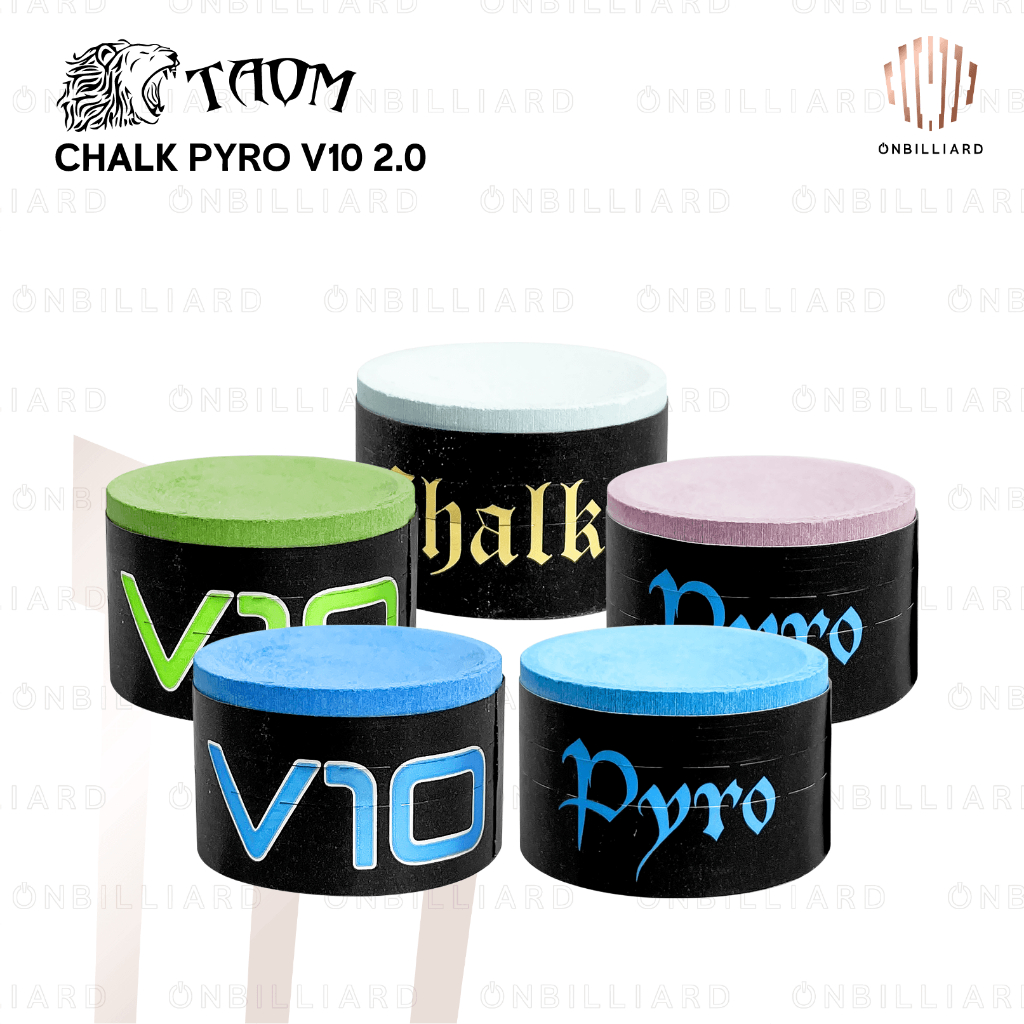 Jual Taom Pyro V10 2.0 Chalk Kapur Billiard Biliar Original Finland Cuk ...