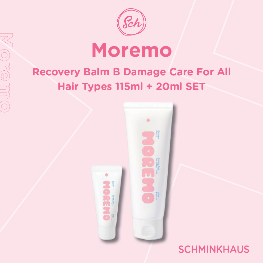 Jual MOREMO Recovery Balm B Damage Care For All Hair Types 115ml + 20ml SET | Shopee Indonesia