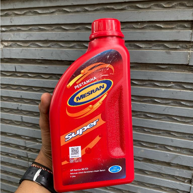 Jual Oli Pertamina Mesran Super 1L Sae 20W-50/100% ORIGINAL OIL ...