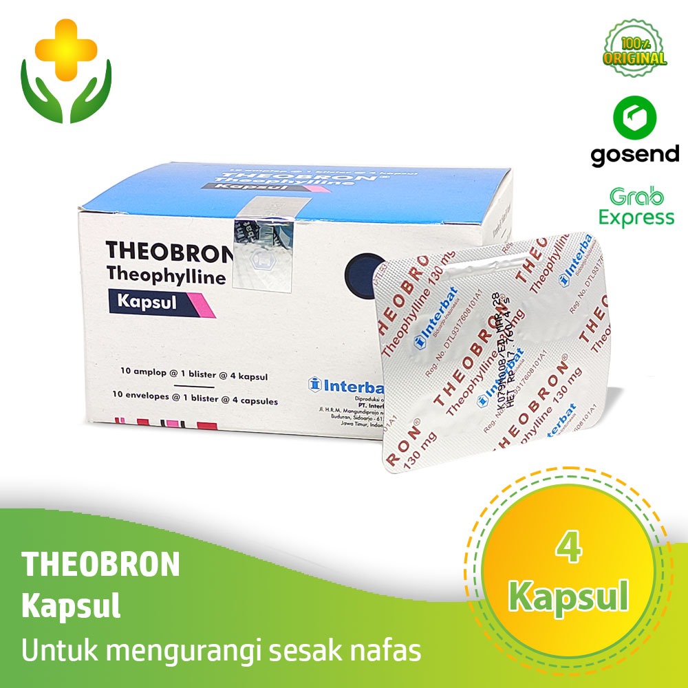 Jual Theobron 1 Blister 4 Kapsul - Obat Sesak Nafas Asma Bronkial ...
