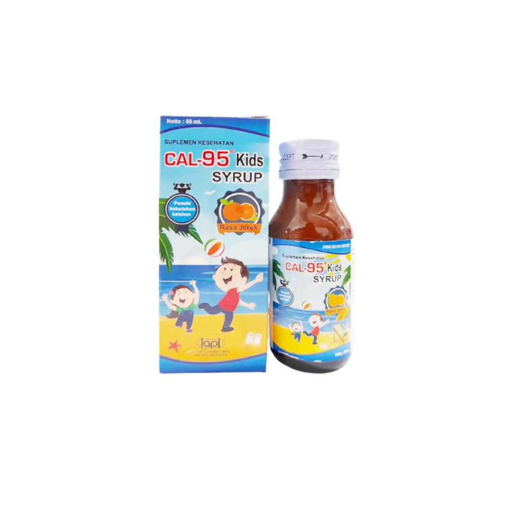 Jual Cal-95 Kids Syrup 60 ml - Vitamin Kalsium Sirup | Shopee Indonesia