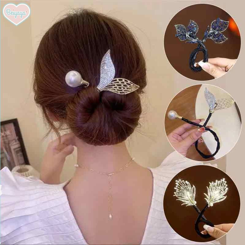 Jual BEIYAYA Wanita Jepitan Rambut Model Korea Sanggul Elegan Permata ...