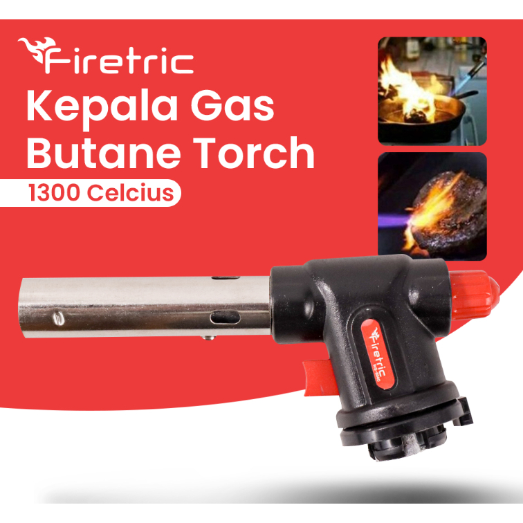 Jual Kepala Gas Butane BBQ Soldering Flame Gun Gas Portable Gas Torch Blow Torch | Shopee Indonesia