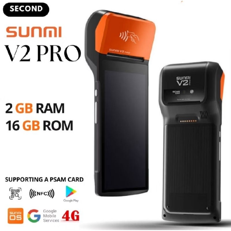 Jual Mesin Kasir Android POS Sunmi V2 V2PRO Unlock Second Like New | Shopee Indonesia