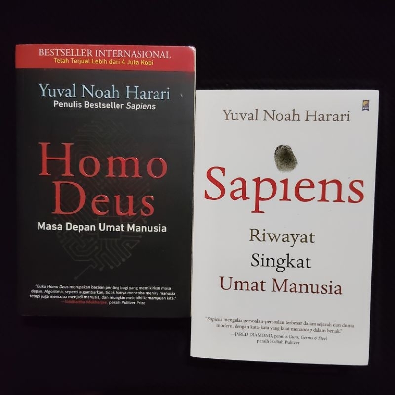 Jual Buku Original • Sapiens - Homo Deus / Masa Depan Manusia - Riwayat ...