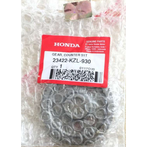 Jual Gear Counter 51T Honda BeAT FI Scoopy eSP Vario 110 eSP Original ...