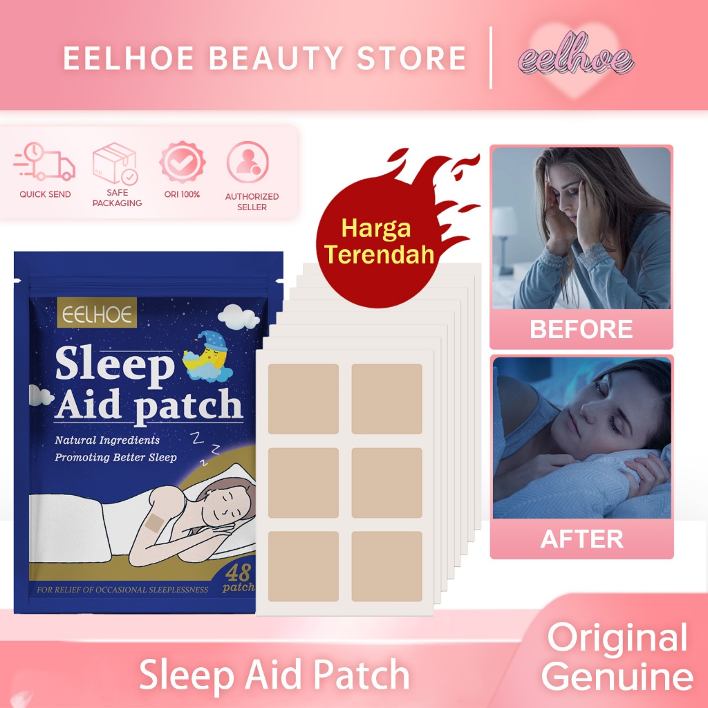 Jual EELHOE Sleep Patch 48pcs Corry Good Night Sleep Patch Plester ...