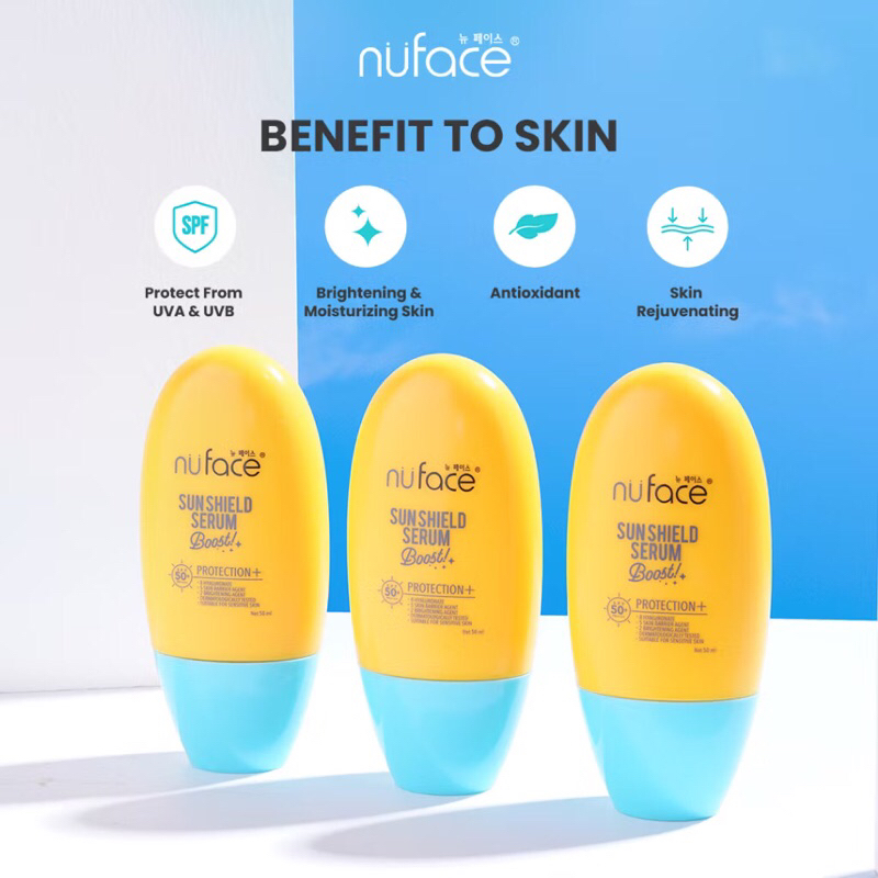 Jual Nuface Sun Shield Serum Boost Protection SPF 50+ PA++++ 50ml ...