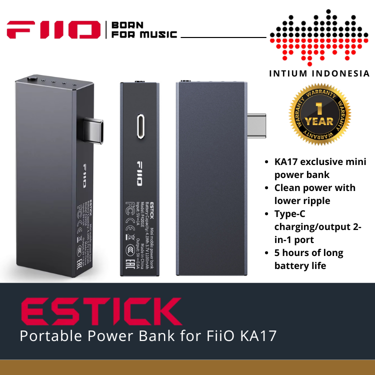 Jual FiiO ESTICK / E-Stick Portable mini Power Bank | Shopee Indonesia