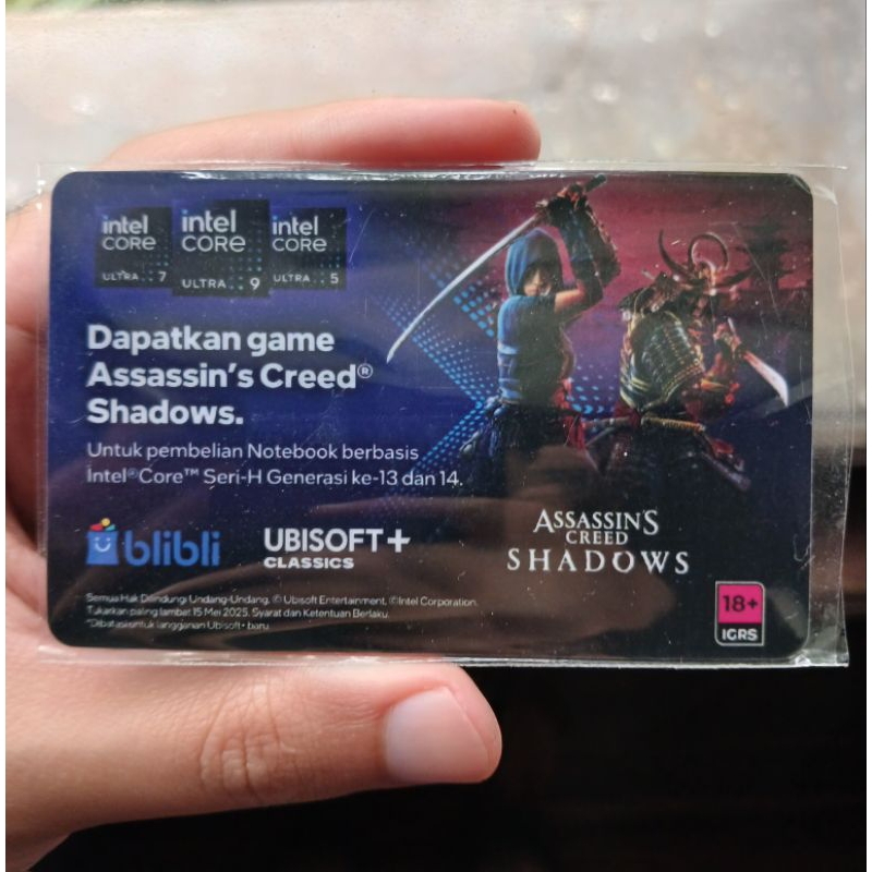 Jual [PC] Voucher Intel Assassin's Creed Shadows (Original) | Shopee ...
