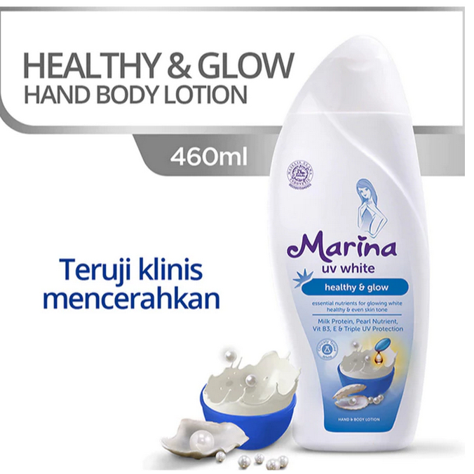 Jual Hand Body Marina UV White 460ML/185ML | Shopee Indonesia