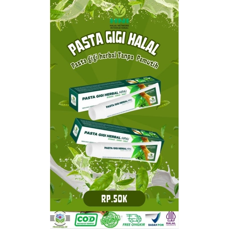 Jual PASTA GIGI HERBA HNI || PGH SIWAK - PASTA GIGI BEBAS Fluoride ...
