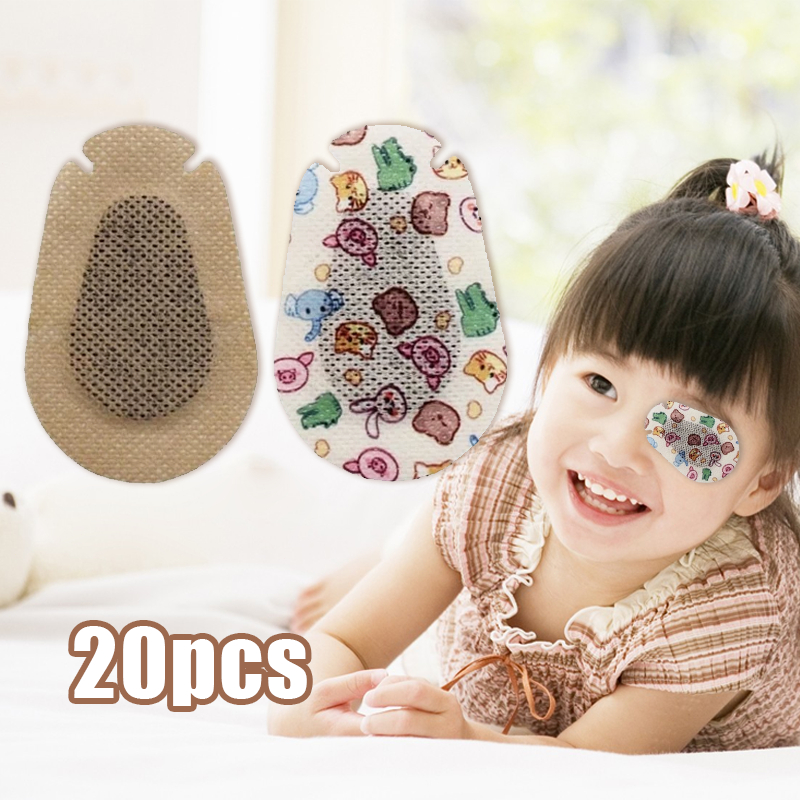 Jual 20pcs Penutup Mata Malas Anak Orthoptic Eye Patch Lazy Eyes Patch ...