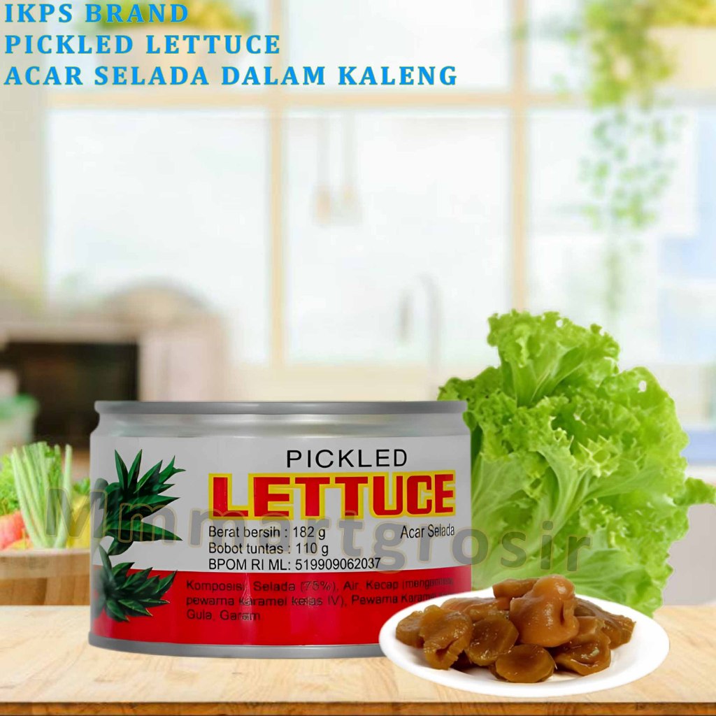 Jual Ikps Brand / Pickled Lettuce / Acar Selada Dalam Kaleng / 182gr ...