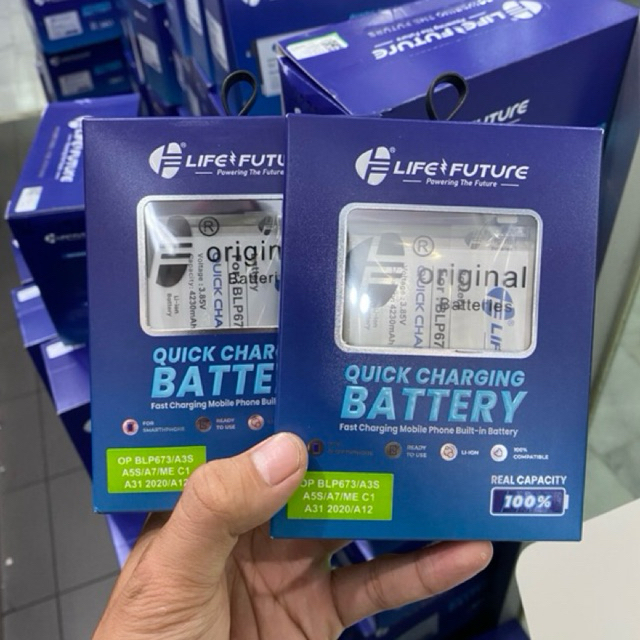 Jual BATERE BTRE DOUBLE POWER BATERAI LIFE FUTURE A3S A5S BLP673 /A7/ME ...