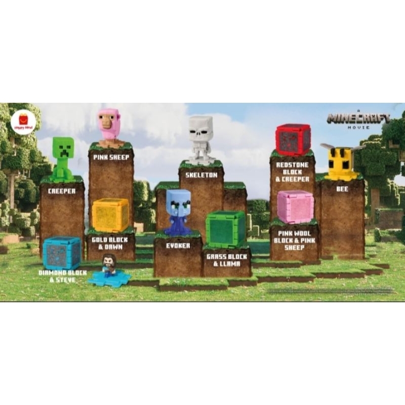 Jual Happy meal McDonald toys edisi Minecraft movie playset 2025 ...