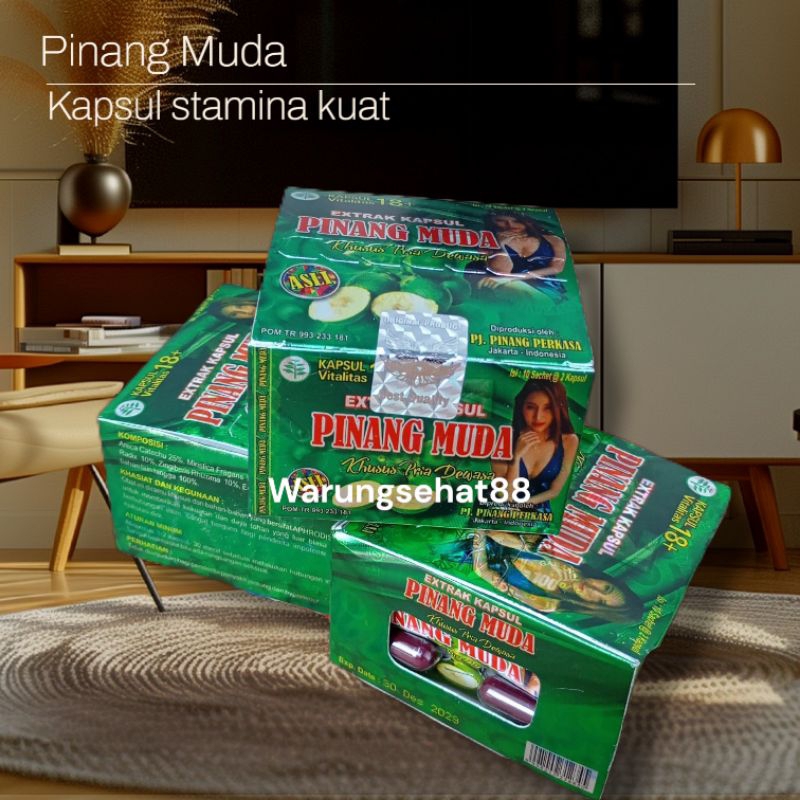 Jual PINANG MUDA KAPSUL STAMINAA | ORIGINAL PRODUK 100% BETS QUALITY | ISI 10 SACHET | Shopee ...