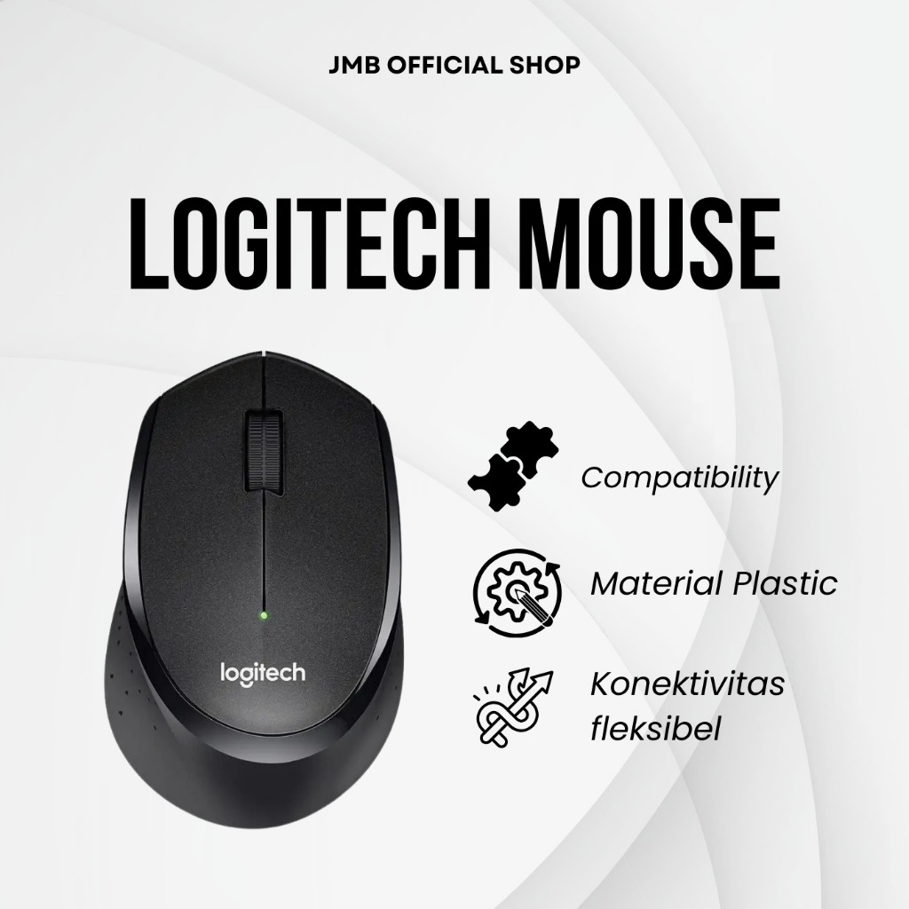Jual (JMB) Mouse Nirkabel Logitech M330 2.4GHz Mouse Optik 1000 DPI ...