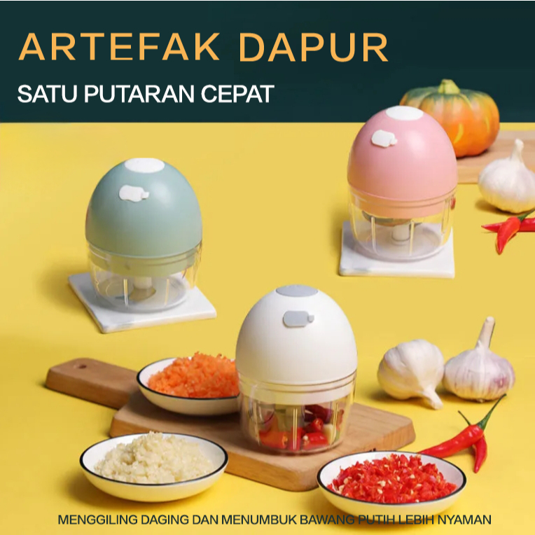Jual D&J Blender Portable Serbaguna - Chopper Bumbu & Giling Es Batu ...