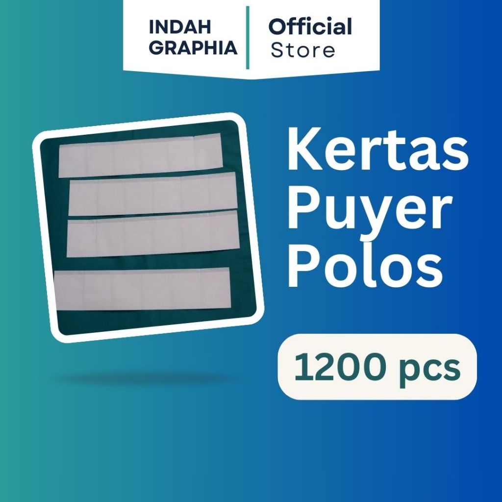 Jual Kantong Puyer / Kertas Puyer Polosan LogoMed isi 1200 Kantong ...