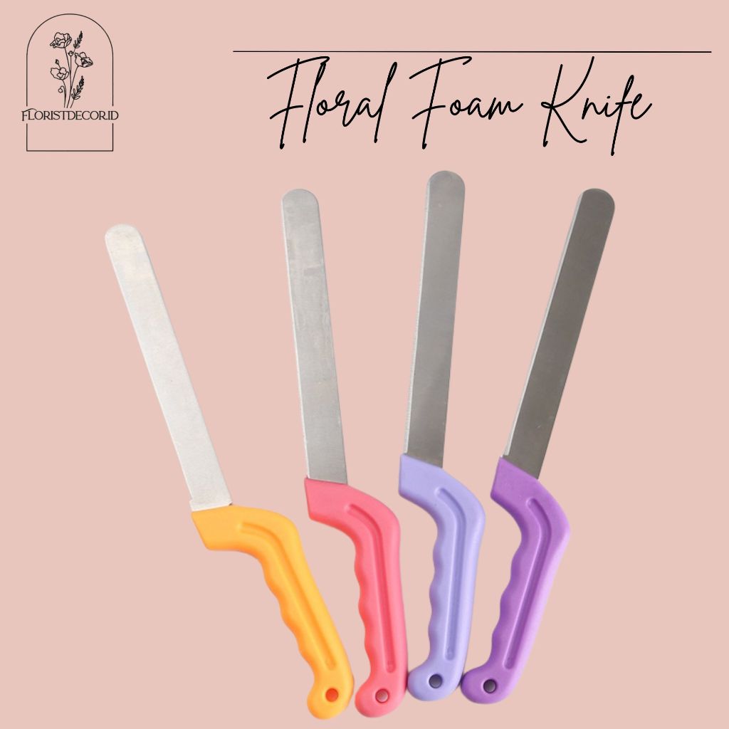 Jual TERMURAH PISAU PEMOTONG BUSA / FLORAL FOAM KNIFE SCISSORS FLORAL ...