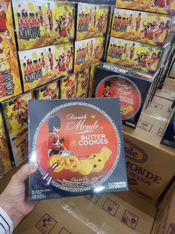 Jual Monde Butter Cookies 454gr / Monde Blueshell / Monde kaleng / Kue ...