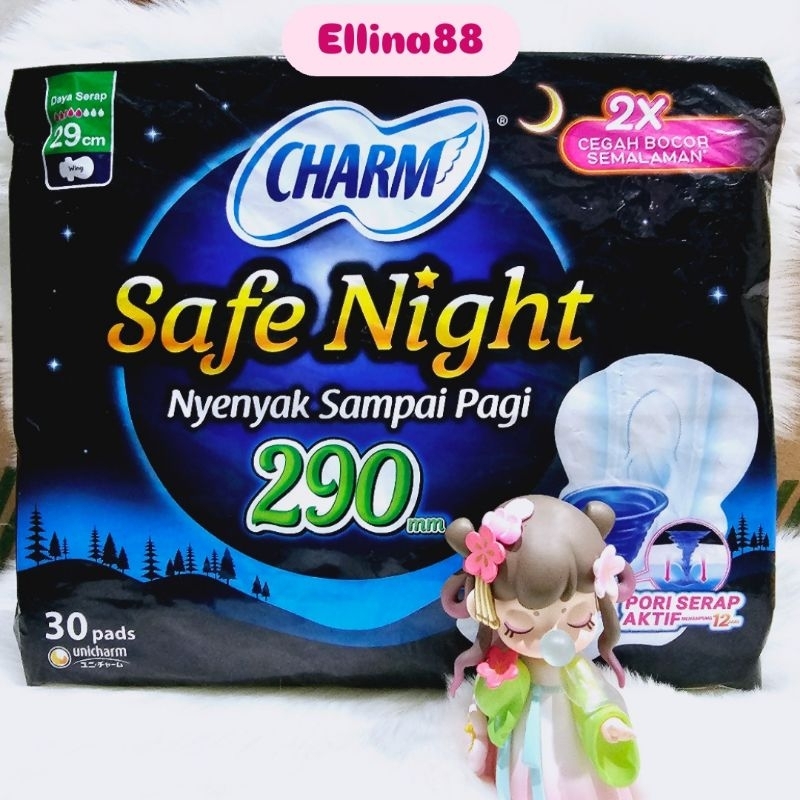 Jual charm safe night 29cm wing isi 30 pads | Shopee Indonesia