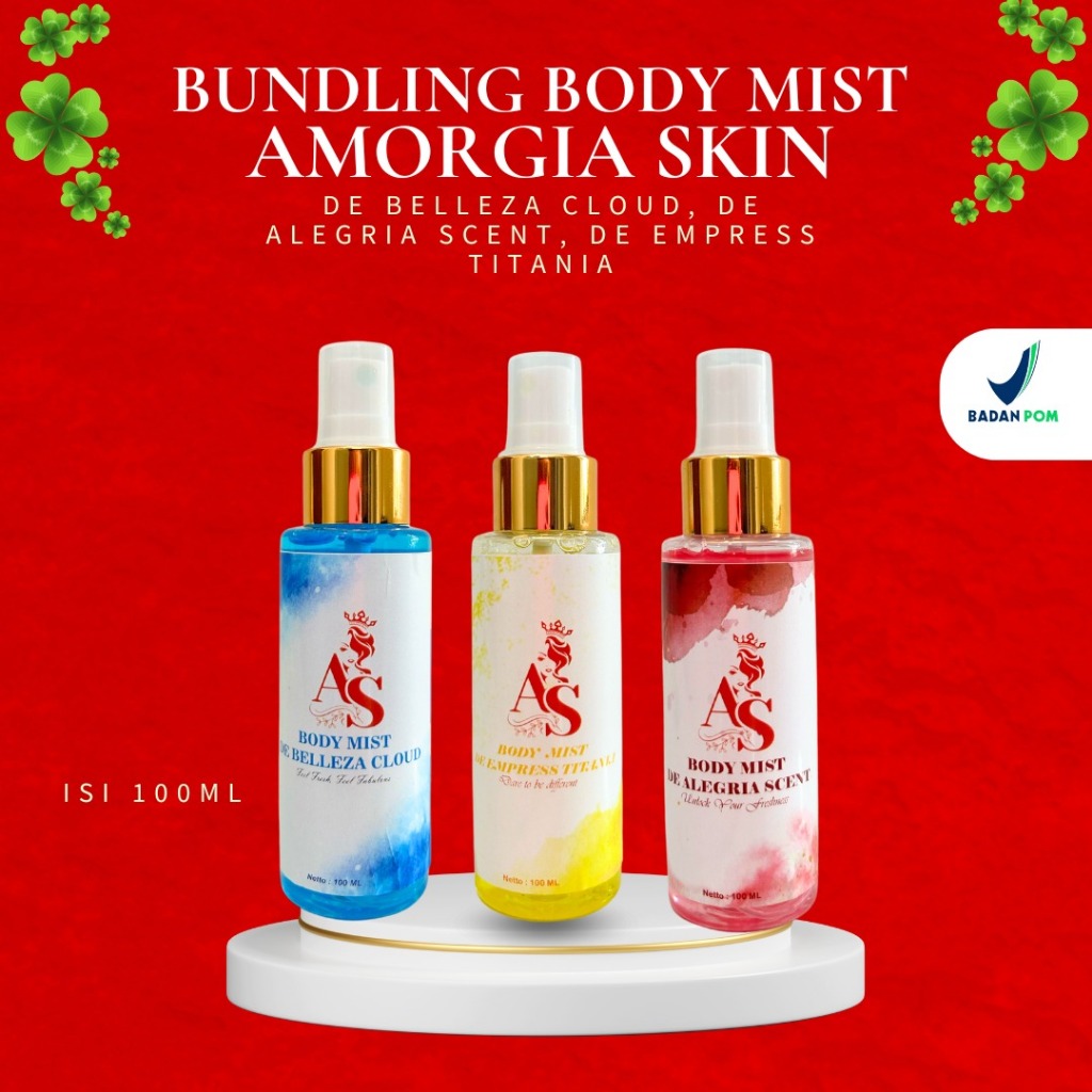 Jual AMORGIA SKIN - Isi 3 Bundling Body Mist ( Body Mist Pink + Body ...