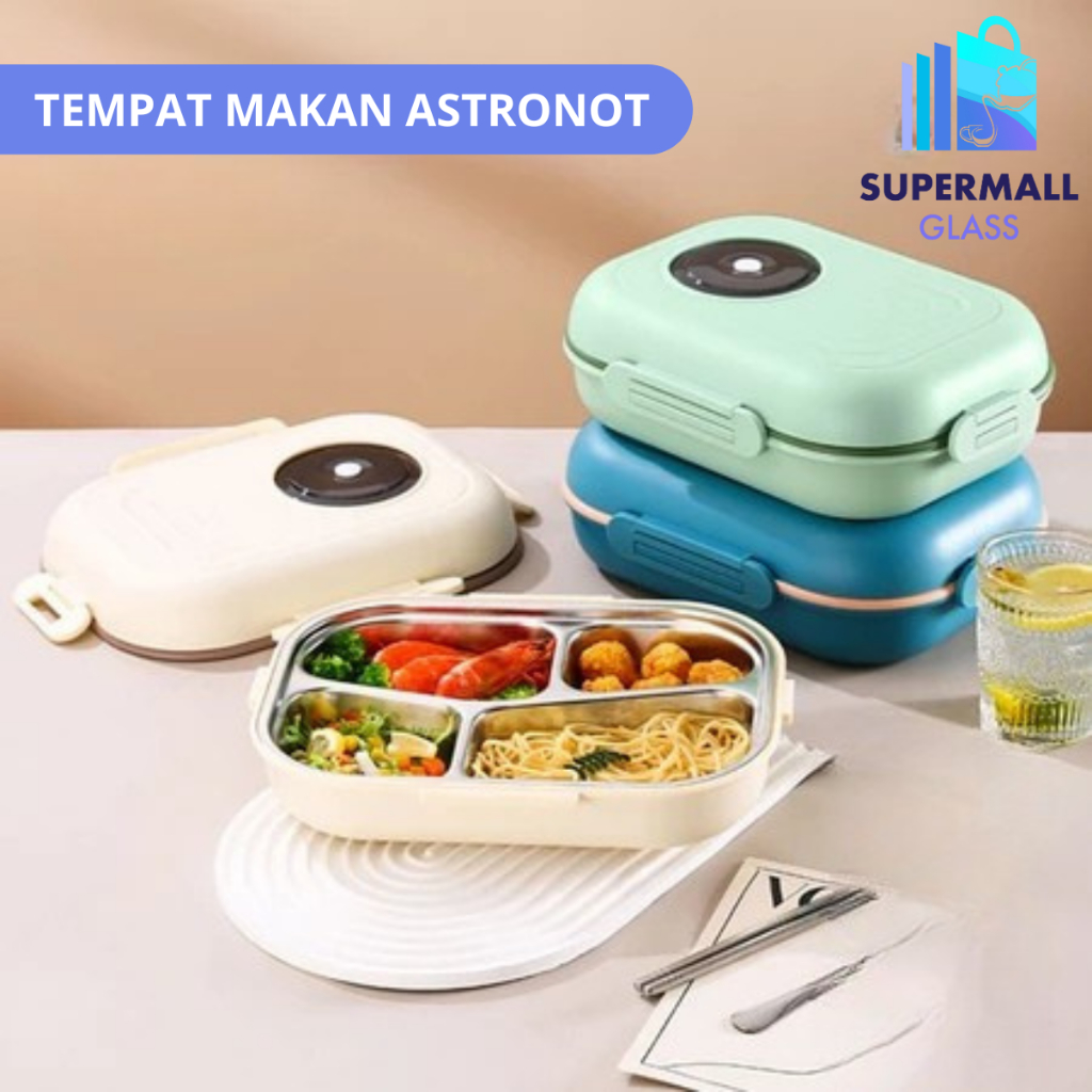 Jual [Super Mall] COD Giga Jumbo Lunch Box Stainless | Tempat Makan ...