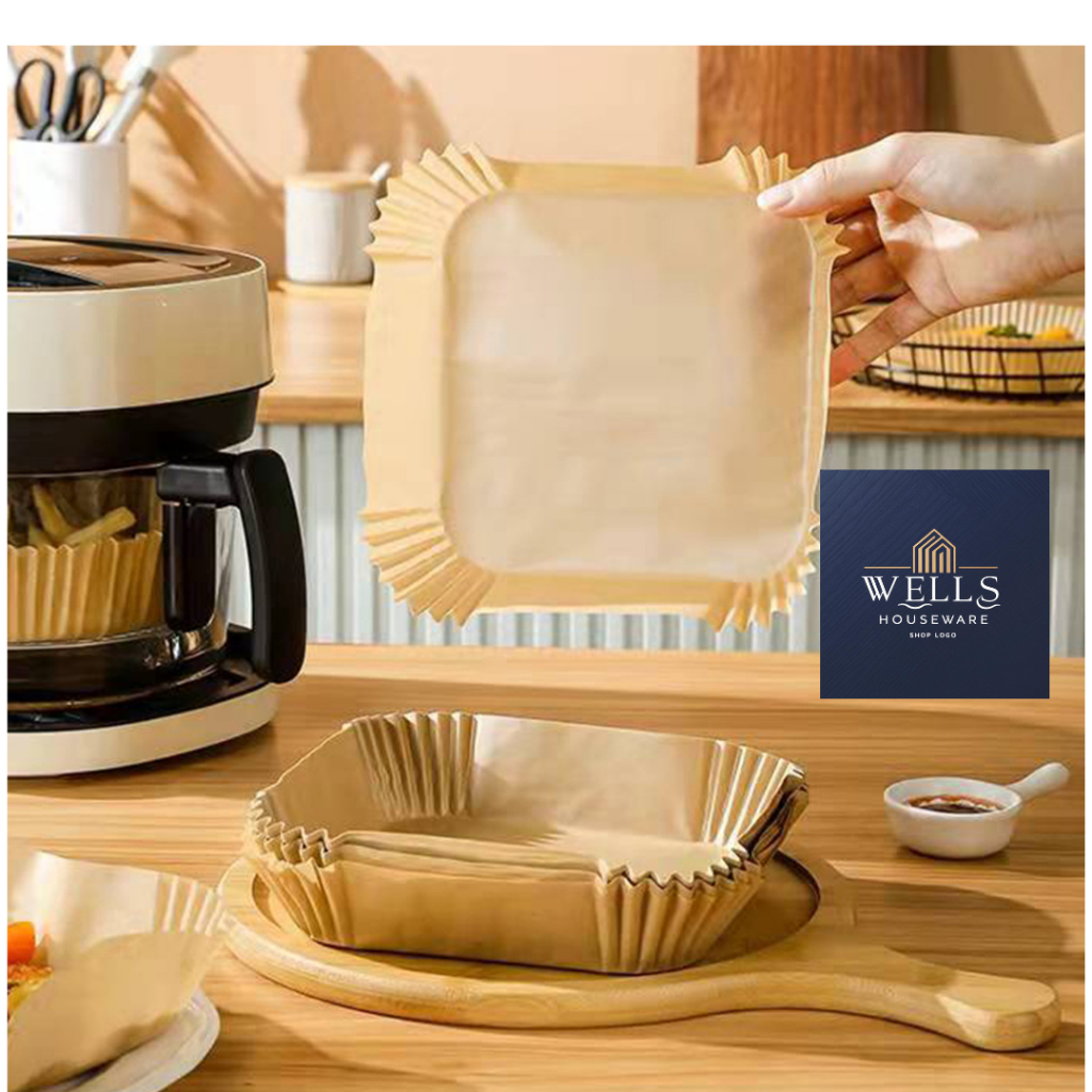 Jual Wells Houseware - One Two Cups Kertas Alas Air Fryer Paper Liner ...