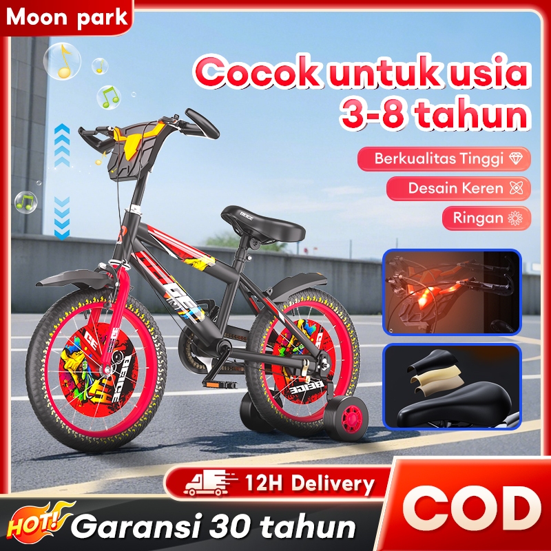Jual Sepeda anak 12-18 inci Struktur baja karbon dengan roda tambahan ...