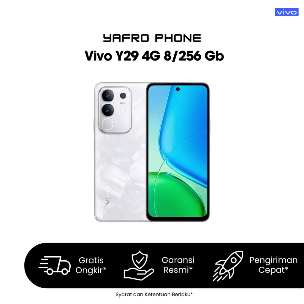 Jual Vivo Y29 4G 8/256 Gb - Garansi Resmi Indonesia | Shopee Indonesia