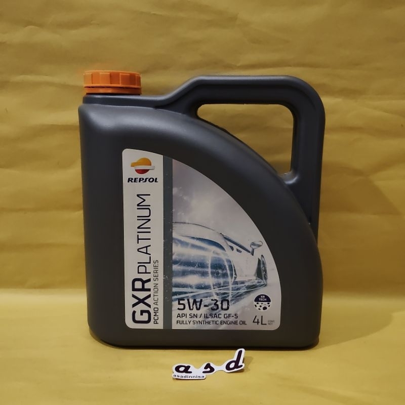 Jual Oli REPSOL 5W-30 galon 4L - REPSOL GXR PLATINUM 5W-30 API SN ...