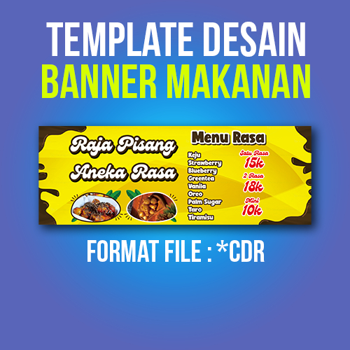 Jual Template Desain Banner Makanan Tema Kuning | Shopee Indonesia