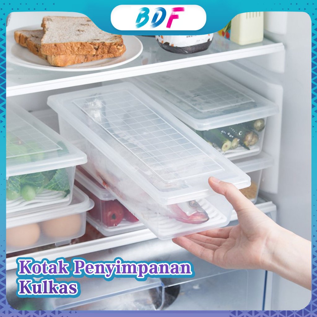 Jual 【COD】 BDF Food crisper Kulkas penyimpanan crisper Kulkas kotak ...