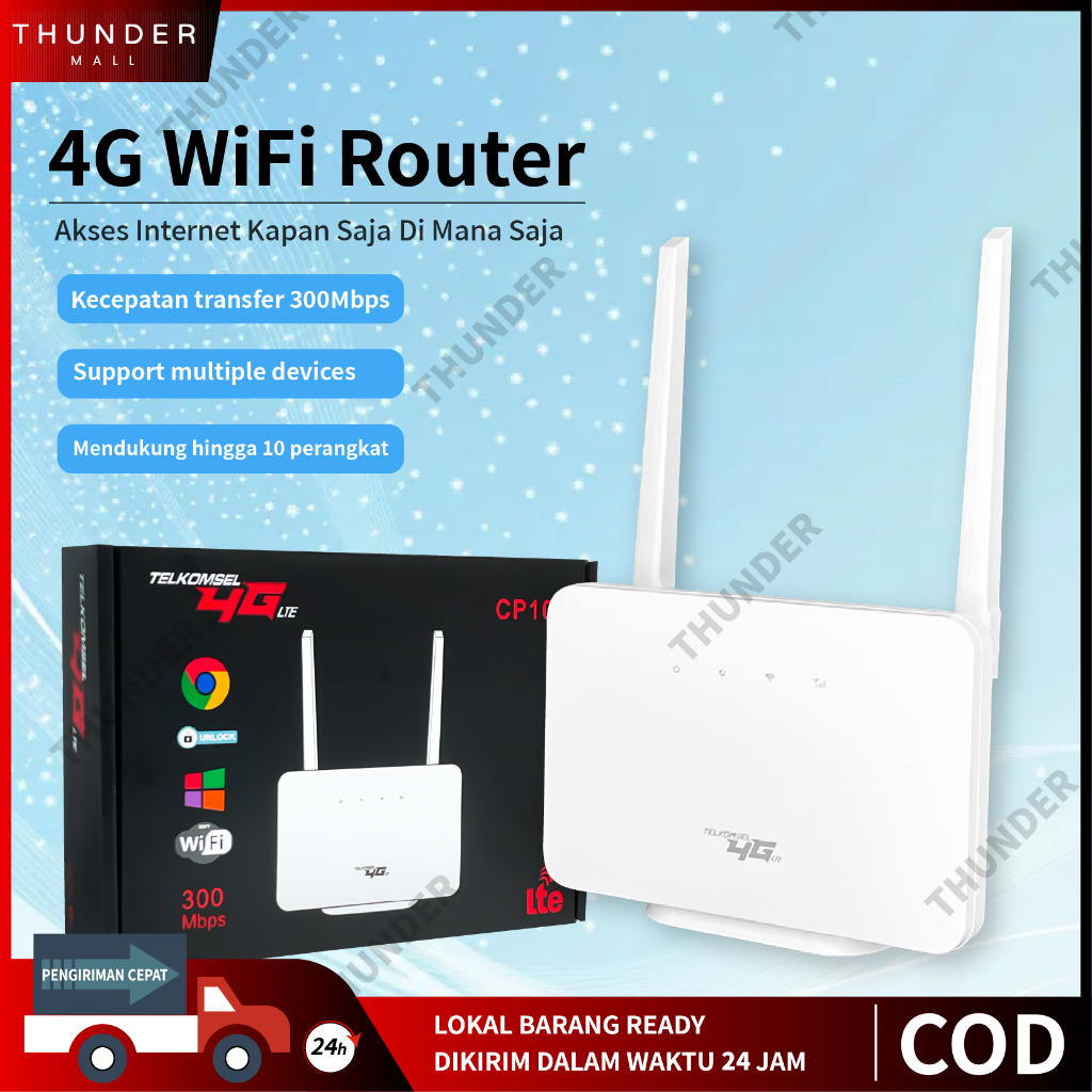 Jual Modem WiFi 4G CP106 LTE Router Semua Operator Kartu SIM Telkomsel ...