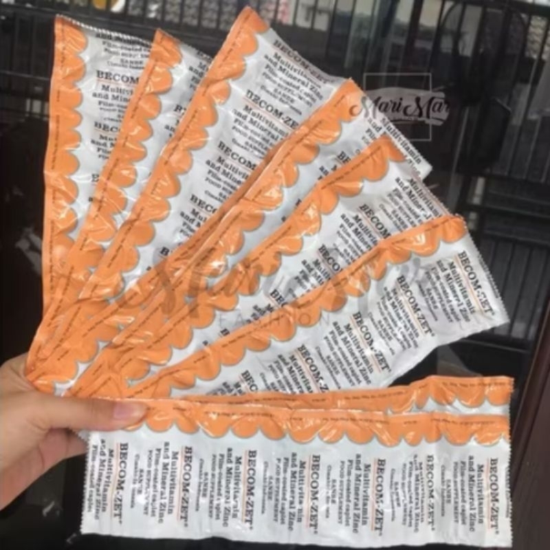 Jual BECOM ZET MULTIVITAMIN SANBE STRIPE | Shopee Indonesia