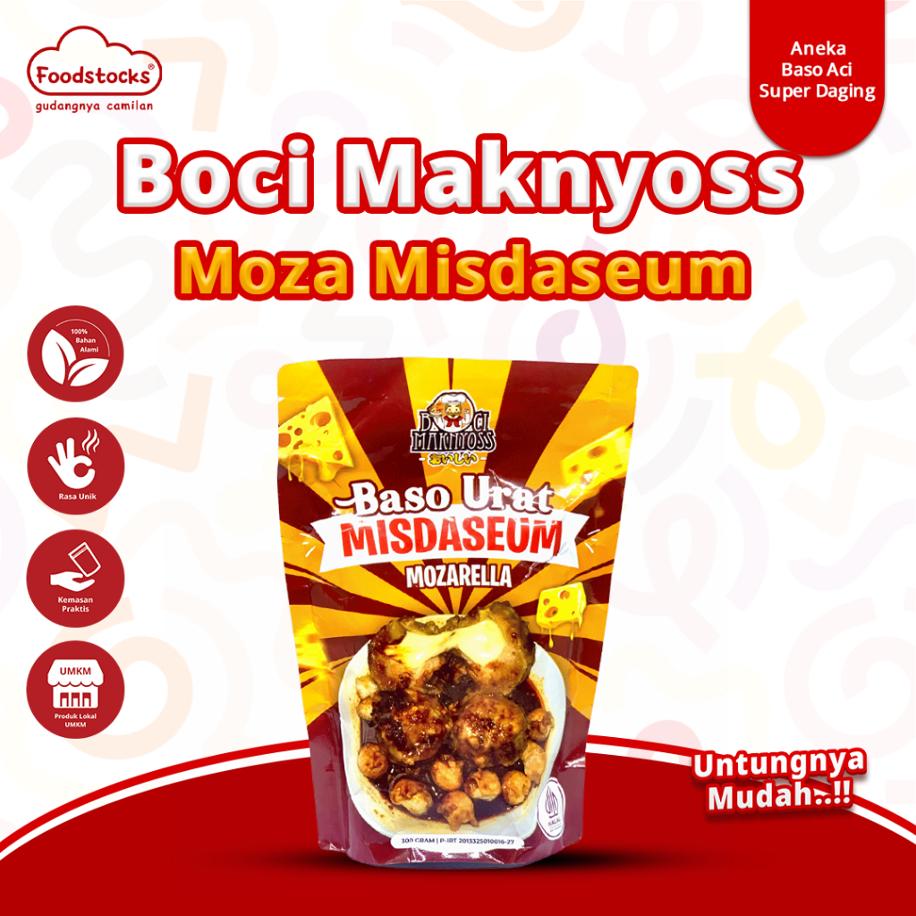 Jual Boci Maknyoss Baso Urat Mozarella Misdaseum | Shopee Indonesia