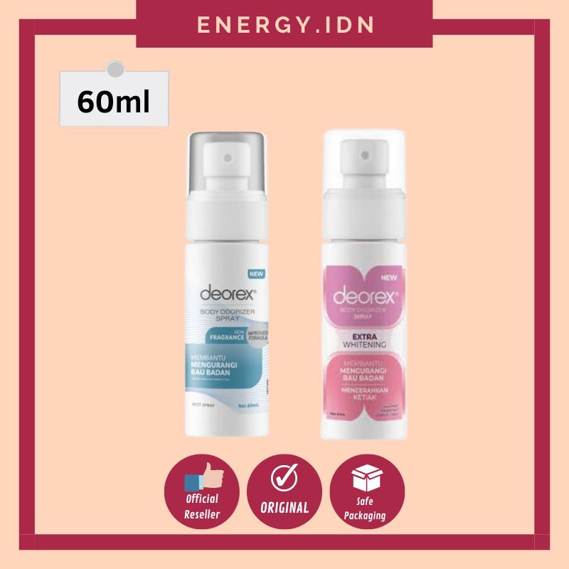 Jual DEOREX BODY ODORIZER EXTRA WHITENING / PENGGANTI DEODORANT / BAU ...