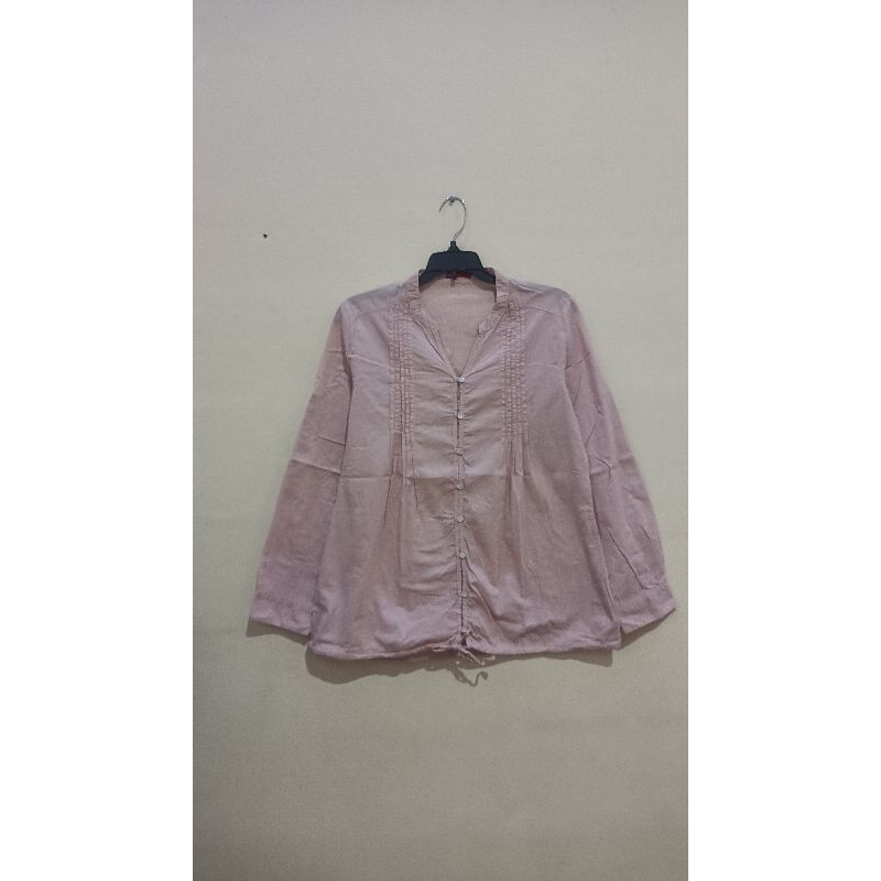 Jual Kemeja Tunik Pink Soft Logo Ori (Obralan Matahari) | Shopee Indonesia